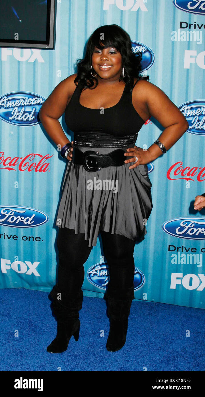Amber Riley American Idol's 'The Top 12 Party' - Red Carpet Arrivals ...