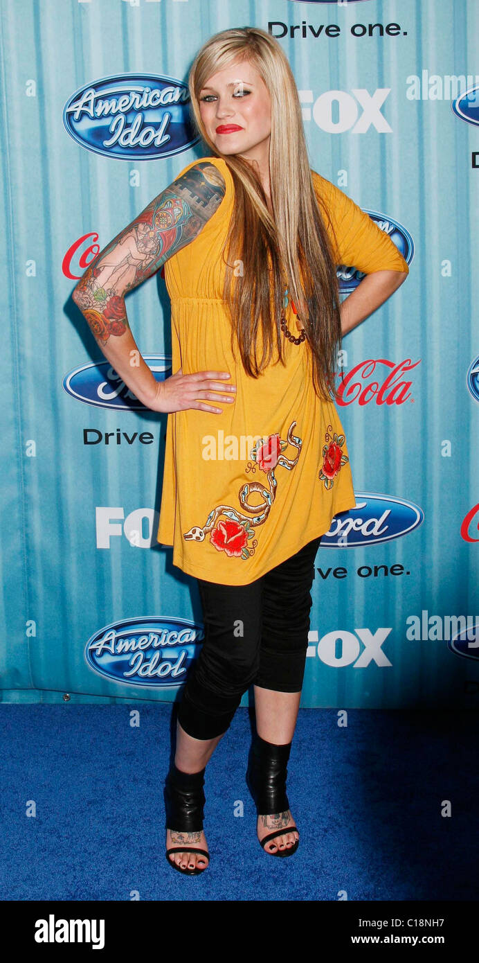 Megan Corkrey American Idol's 'The Top 12 Party' - Red Carpet Arrivals ...