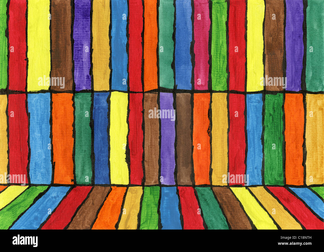 creative very colorful stripes background Stock Photo - Alamy