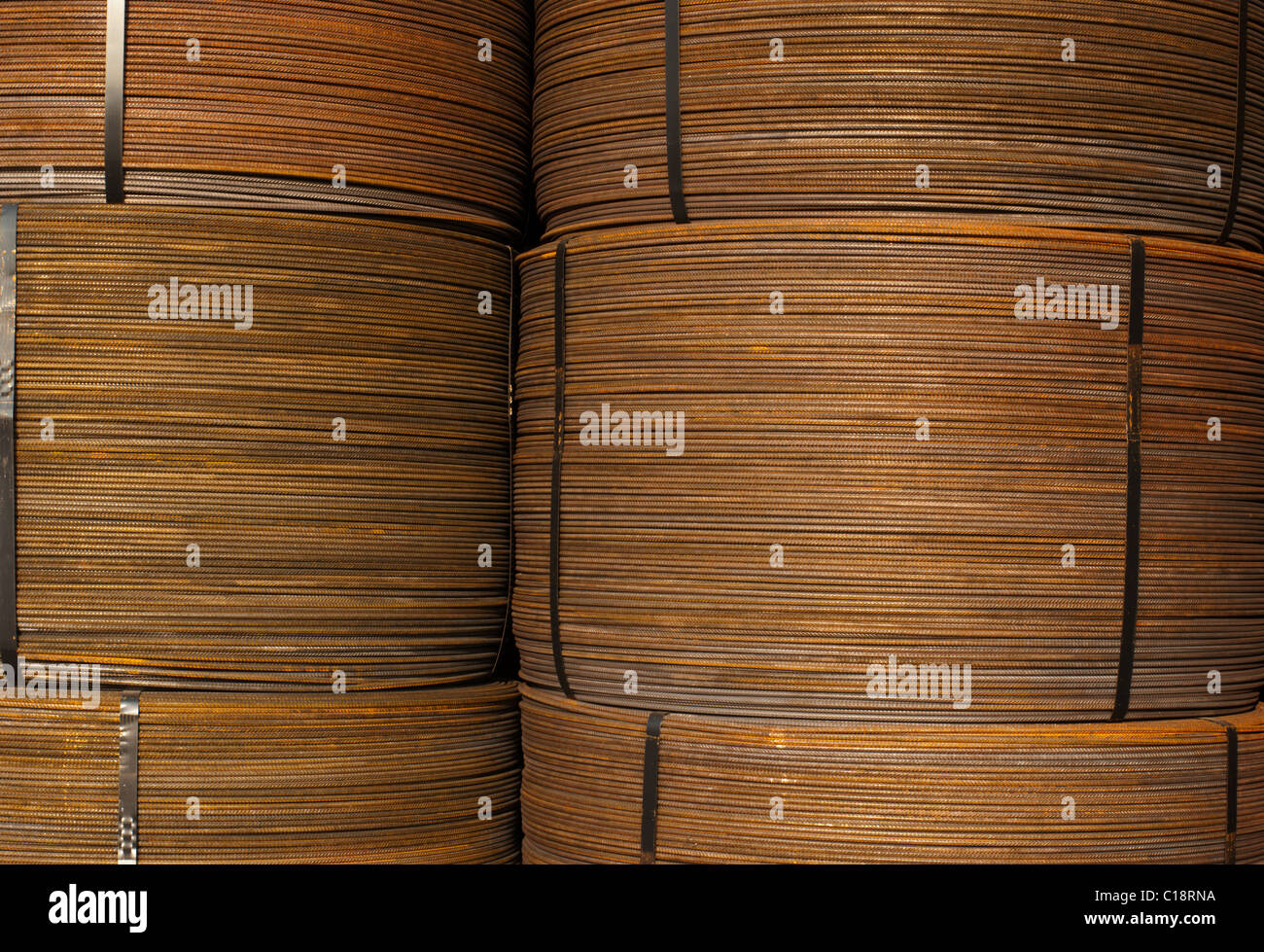 rusting steel wire coils Stock Photo - Alamy