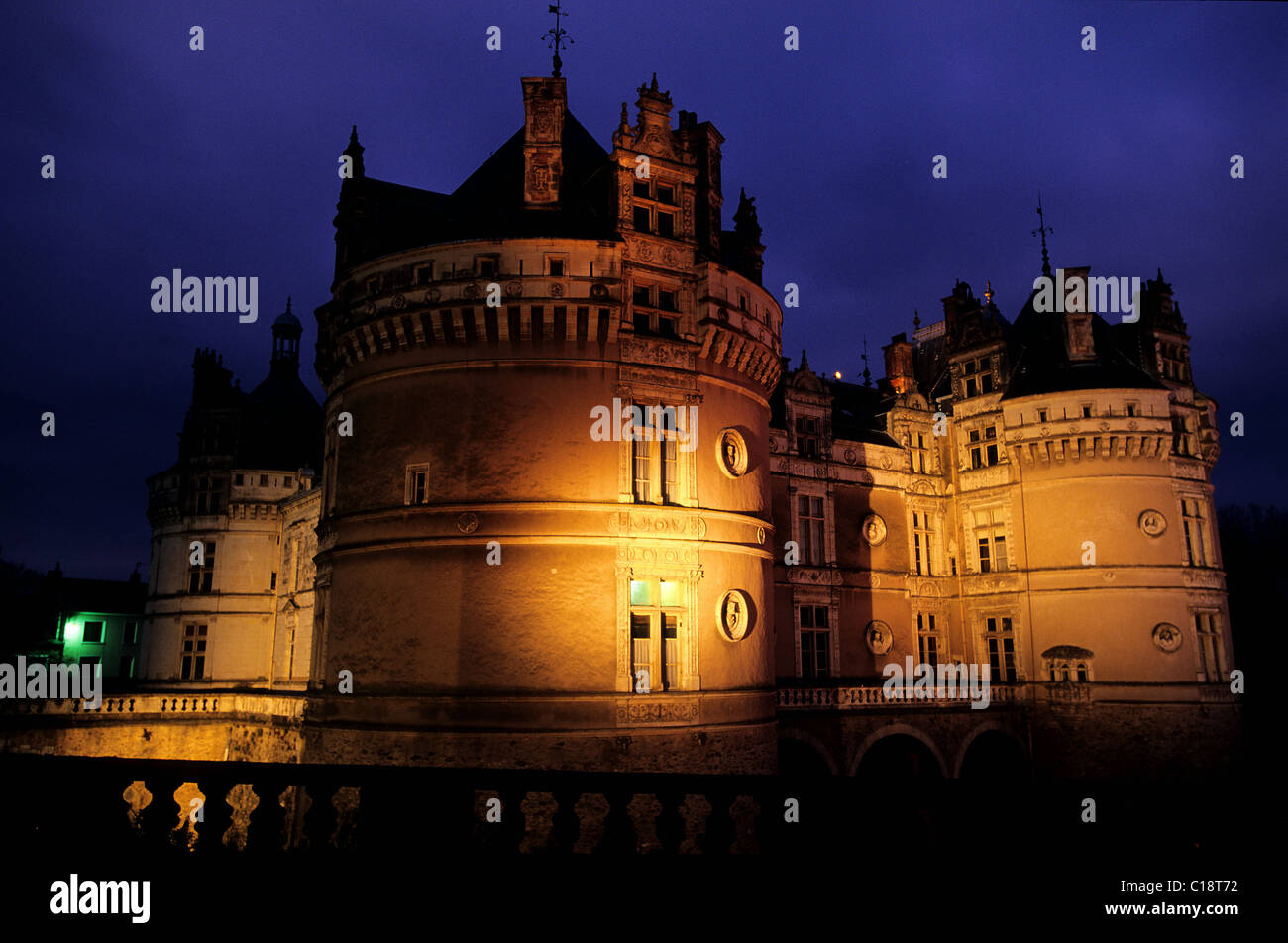 Lude castle by night hi-res stock photography and images - Alamy