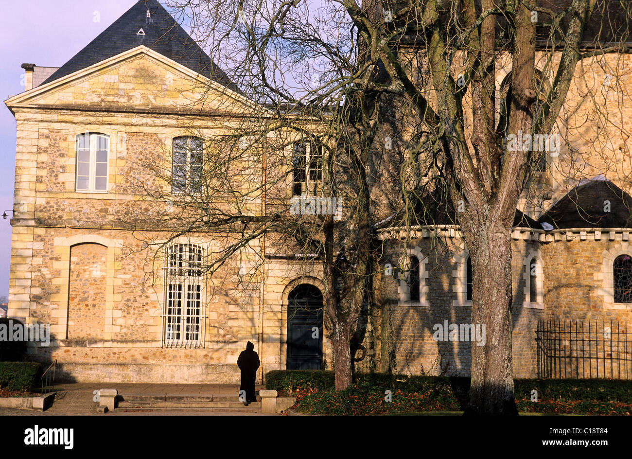 France, Sarthe, Solesmes, abbey Saint Pierre Stock Photo - Alamy