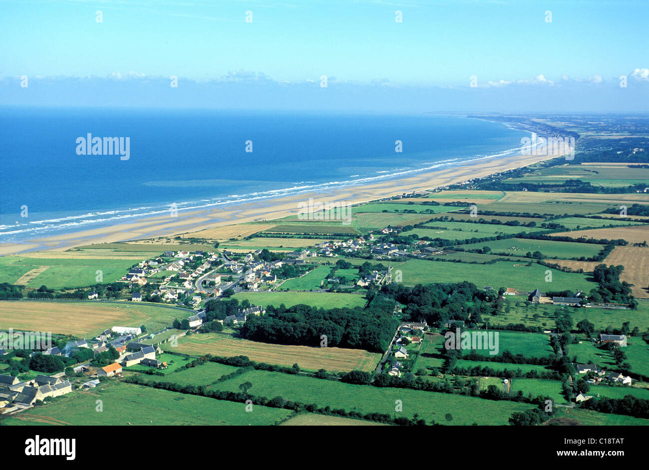 France, Calvados, Omaha beach, one of the beaches of the Normandy ...