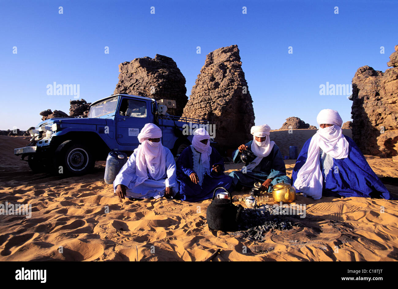 Libya, region of the desert, the Fezzan (Sahara), Tassili of Maghidet ...
