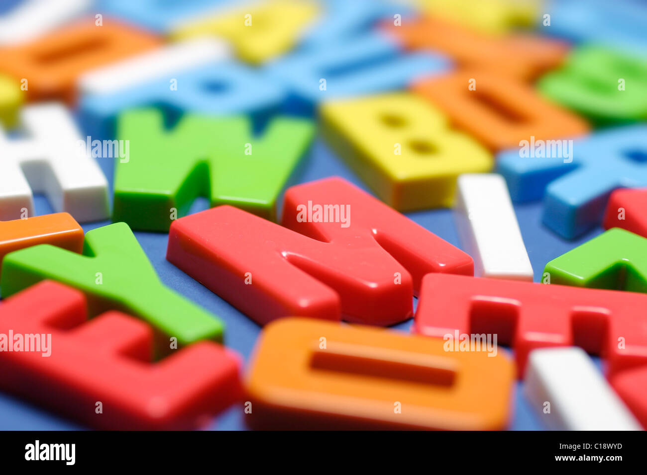 Plastic alphabet hi-res stock photography and images - Alamy