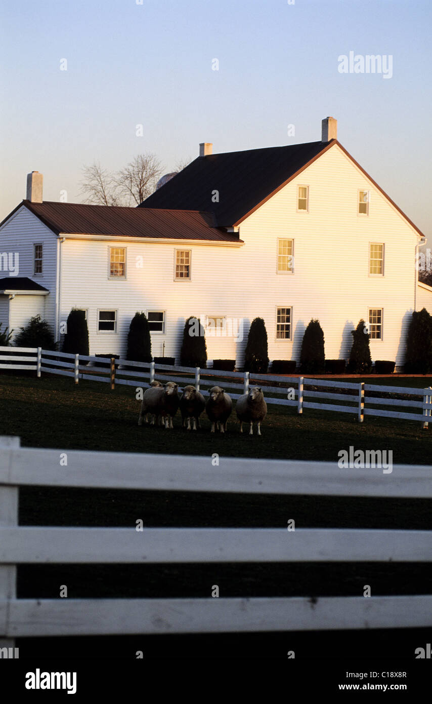 Amish farm house in lancaster hi-res stock photography and images - Alamy