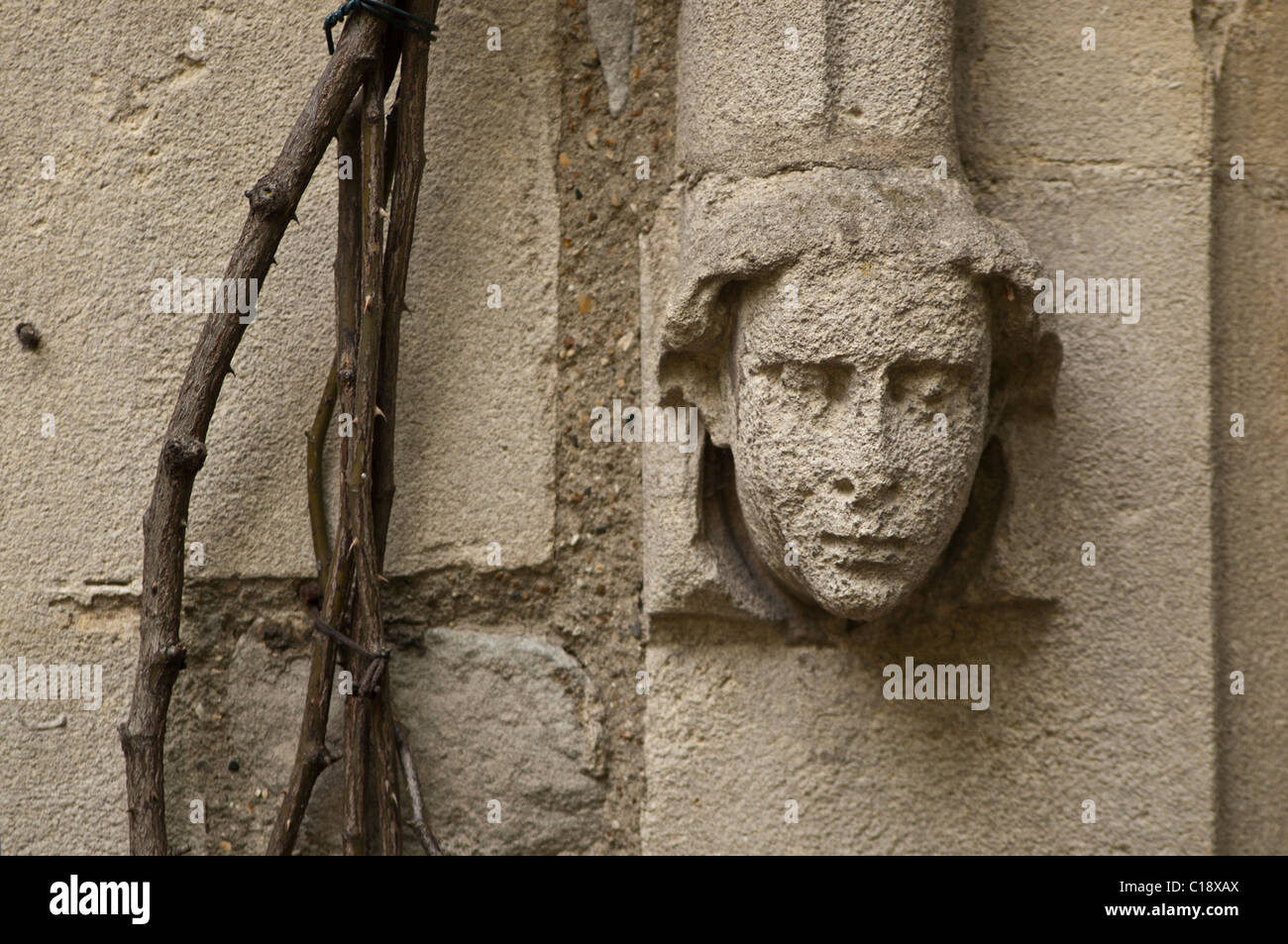 Stone face carving ornament follie hi-res stock photography and images ...