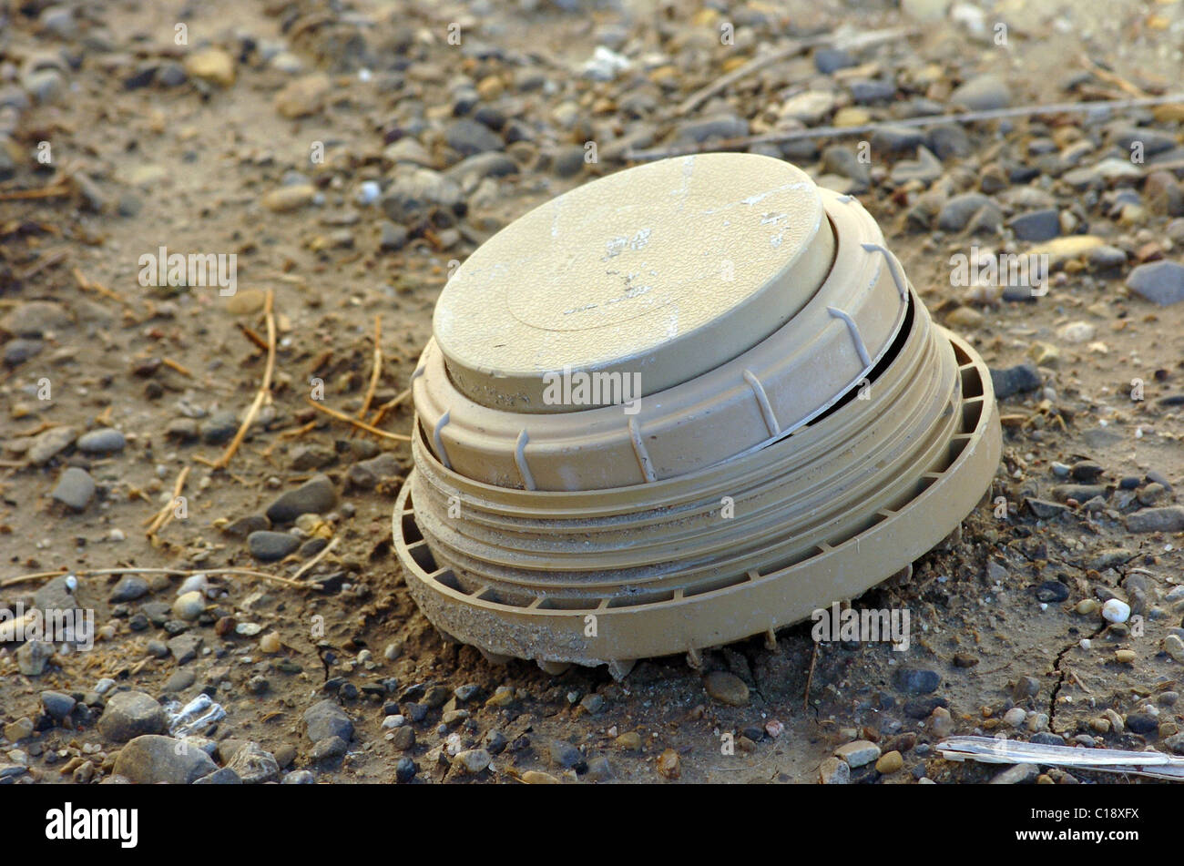 A land mine is a target (person or vehicle) triggered explosive weapon ...