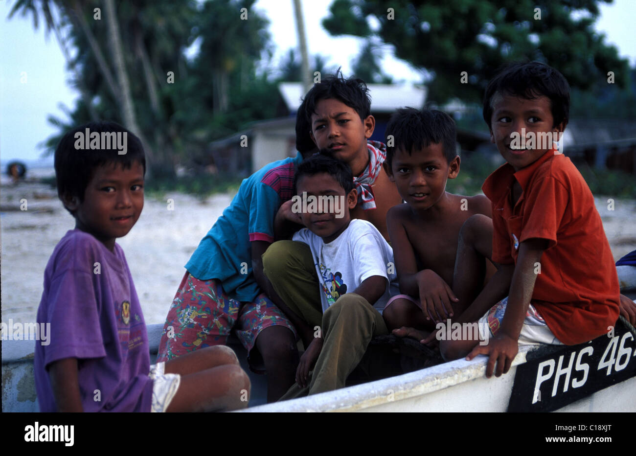 Malaysia, state of Terengganu, the village of Marang (southernmost ...