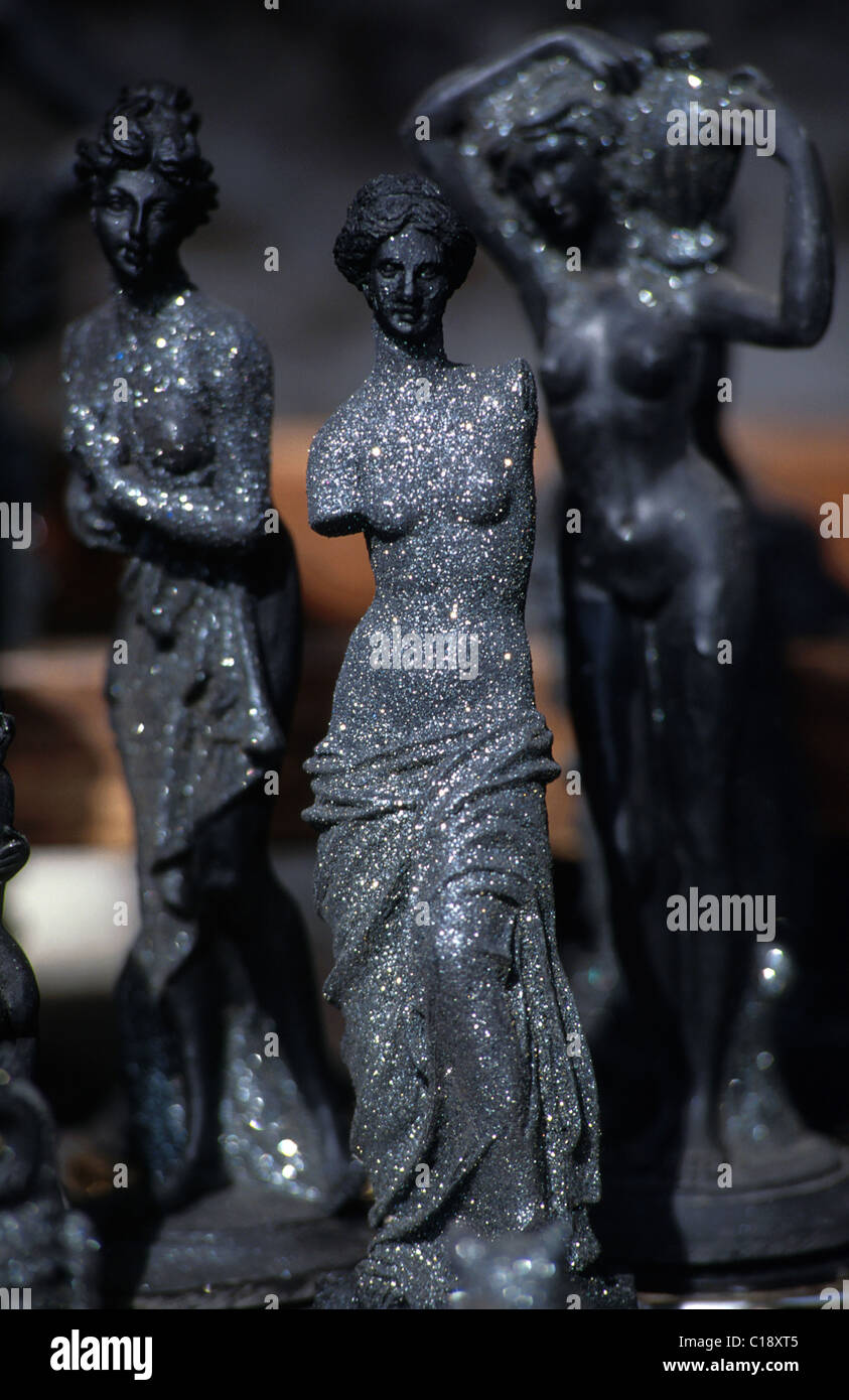 Italy, Sicily, statuette made with lava Stock Photo - Alamy