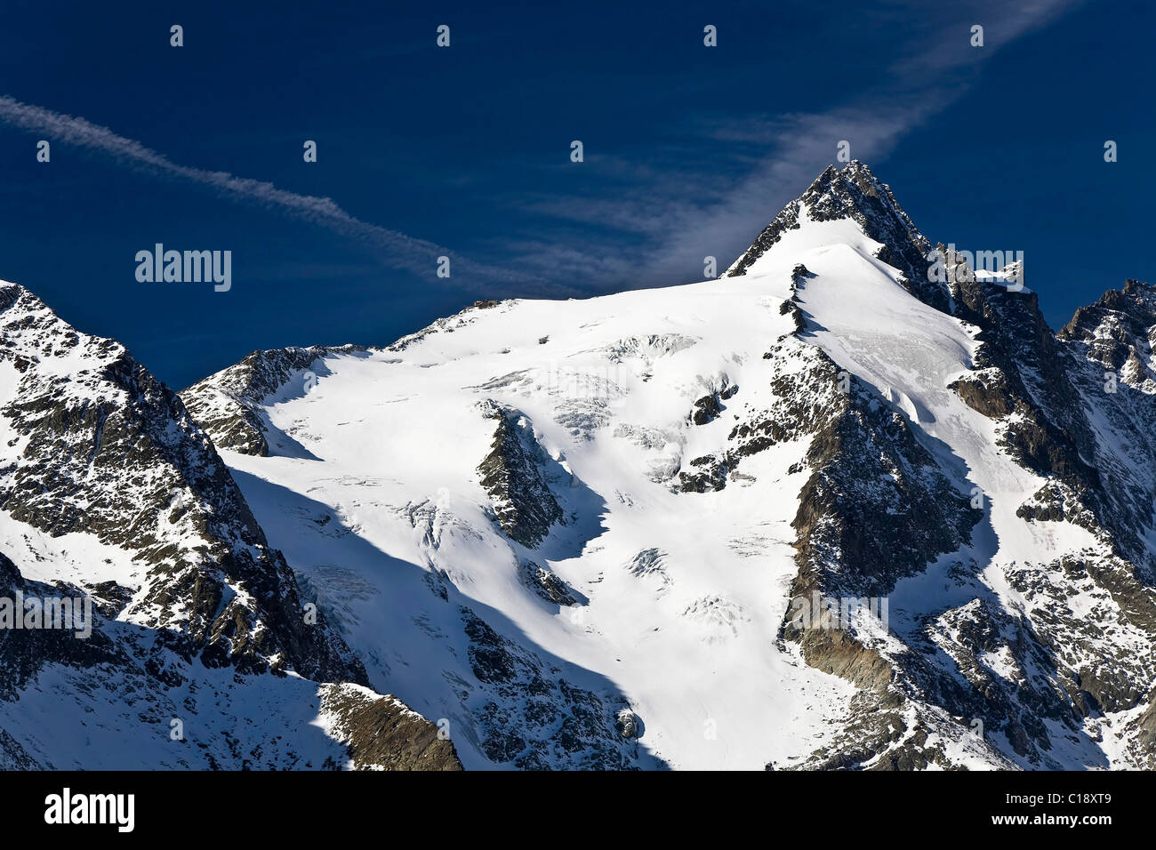 Mount Grossglockner, 3798 metres, Hohe Tauern National Park, Carinthia ...