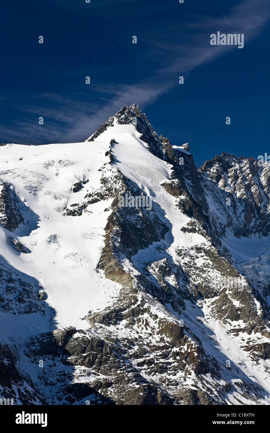 Mount Grossglockner, 3798 metres, Hohe Tauern National Park, Carinthia ...