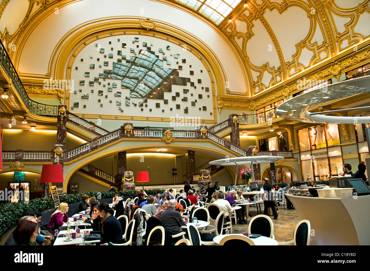 Stadsfeestzaal famous Antwerp Belgian shopping mall hotspot restaurant ...