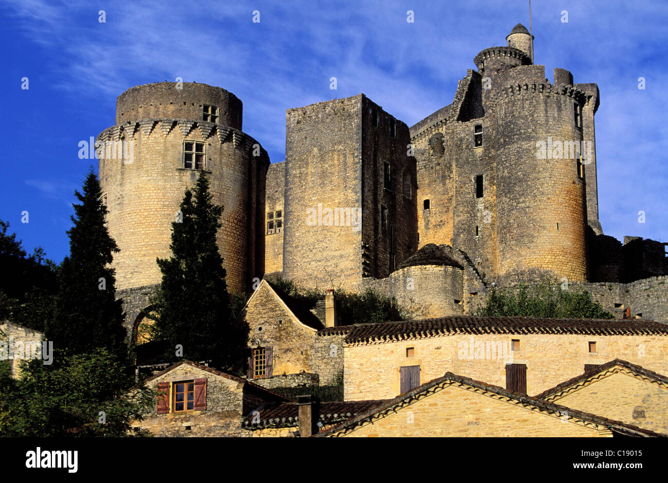 France, Lot et Garonne, Bonaguil castle Stock Photo - Alamy
