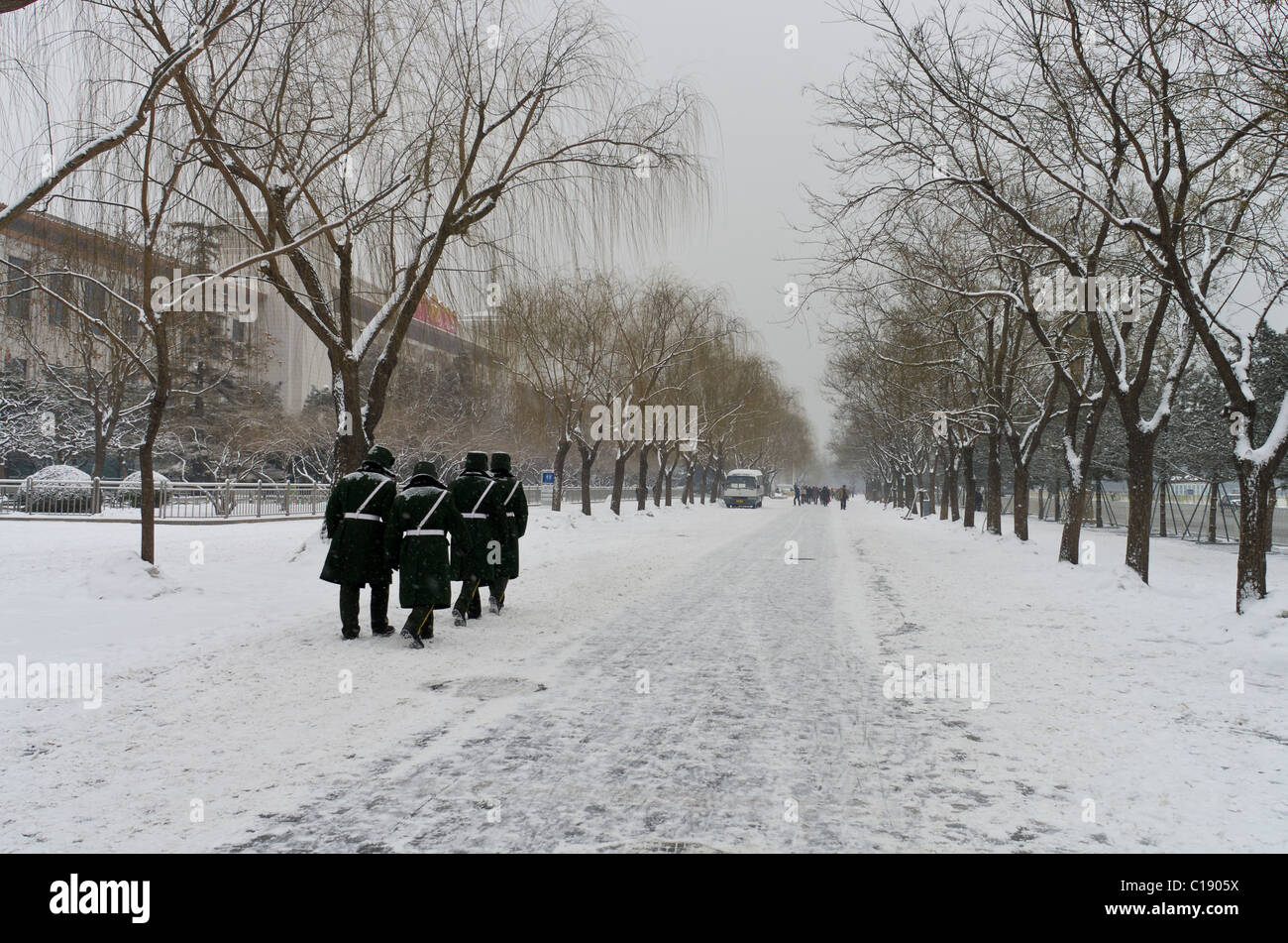 Winter in Beijing.. China Stock Photo - Alamy