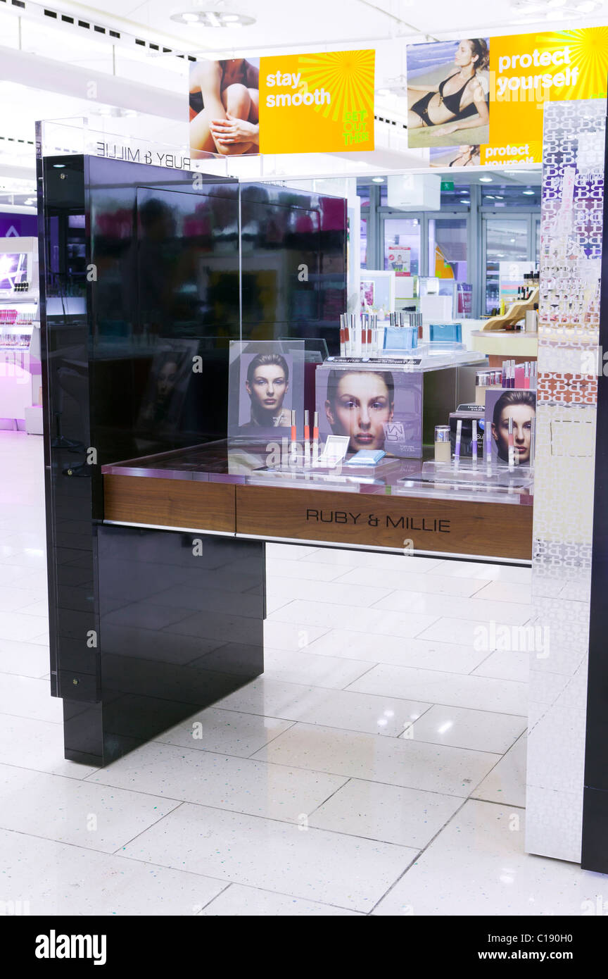 Ruby & Millie self selection cosmetics merchandising unit located ...