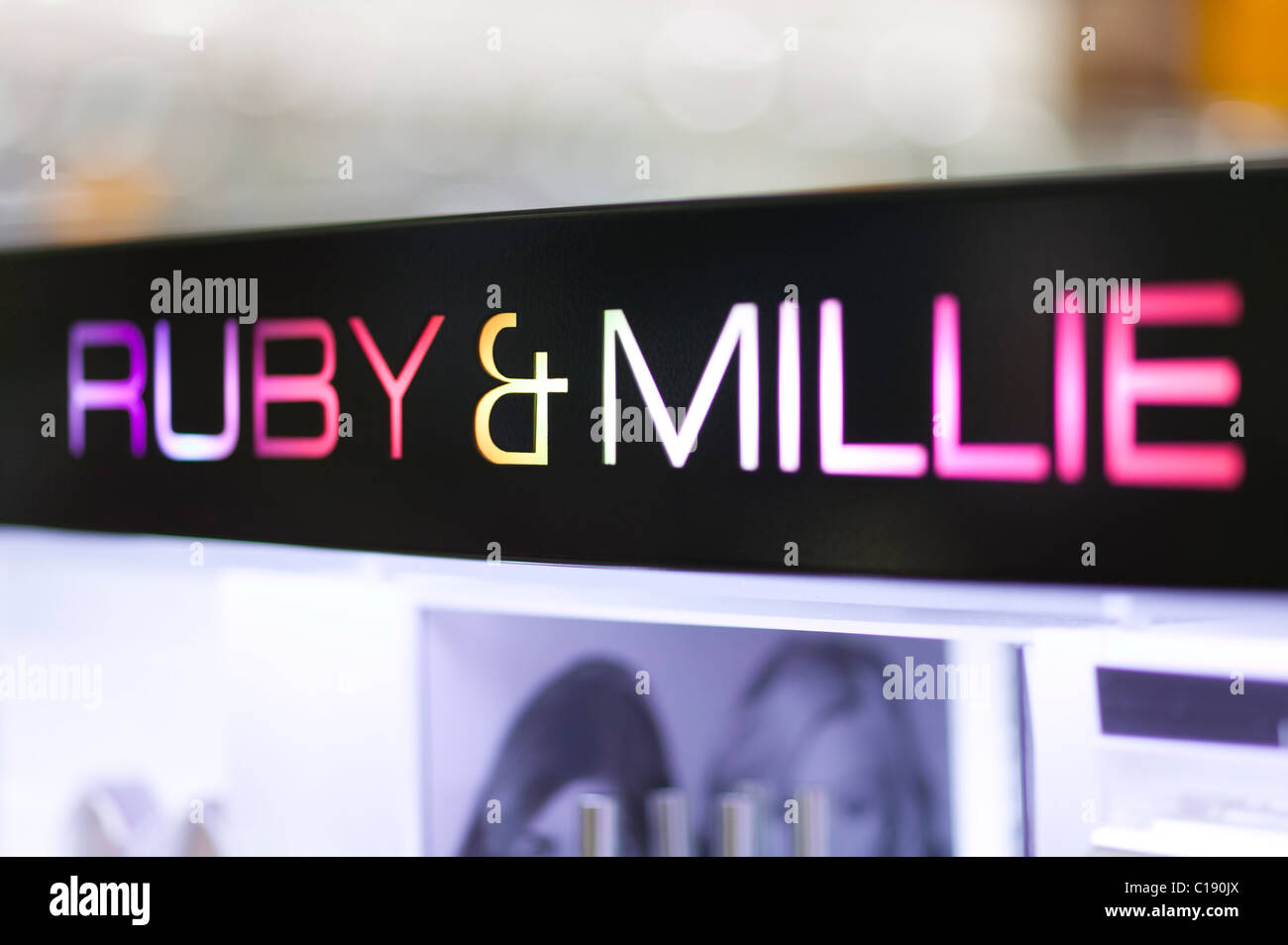 Ruby & Millie self selection cosmetics merchandising unit located ...