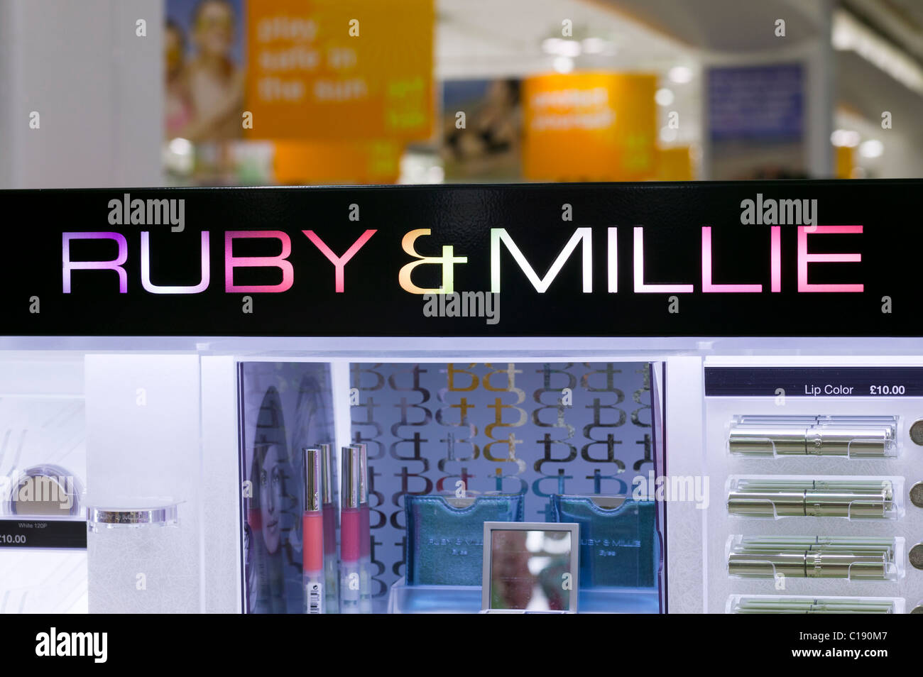 Ruby & Millie self selection cosmetics merchandising unit located ...