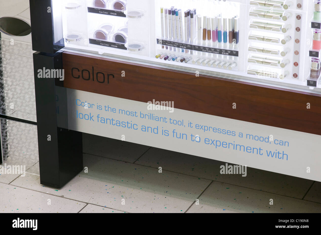 Ruby & Millie self selection cosmetics merchandising unit located ...