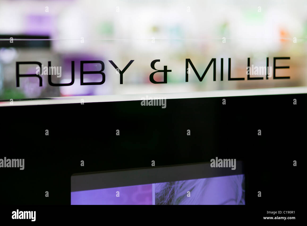 Ruby & Millie self selection cosmetics merchandising unit located ...