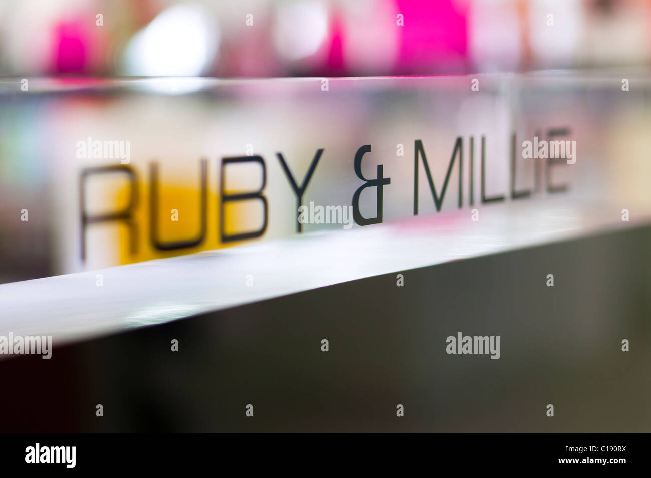 Ruby & Millie self selection cosmetics merchandising unit located ...