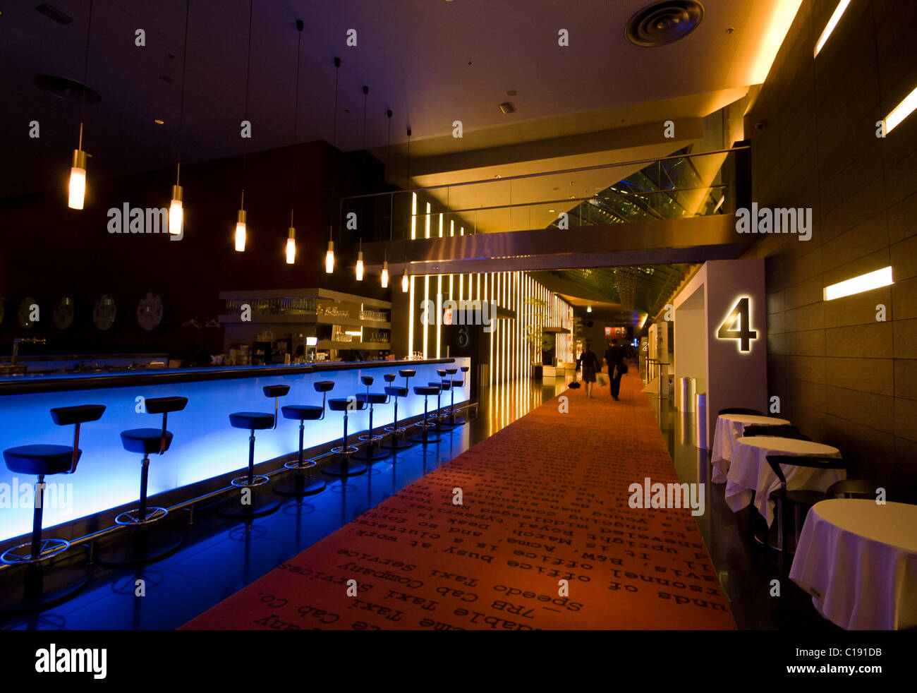 The interior of the IMAX cinema at Sony Center Stock Photo - Alamy