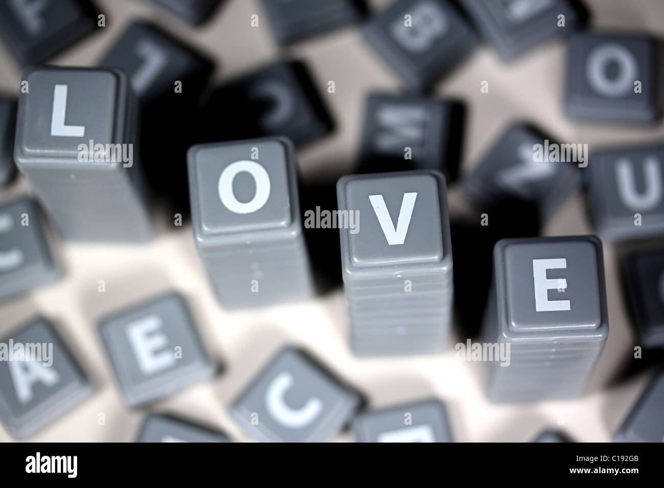 letters with a message Stock Photo - Alamy