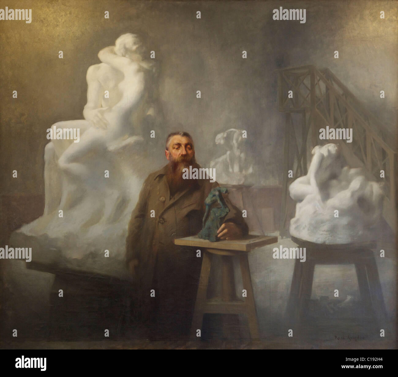 Portrait sculptor auguste rodin hi-res stock photography and images - Alamy