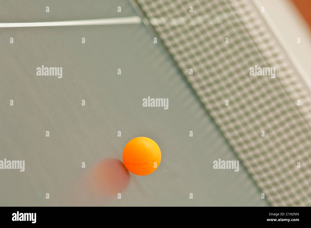 Table tennis ball on tennis table Stock Photo - Alamy