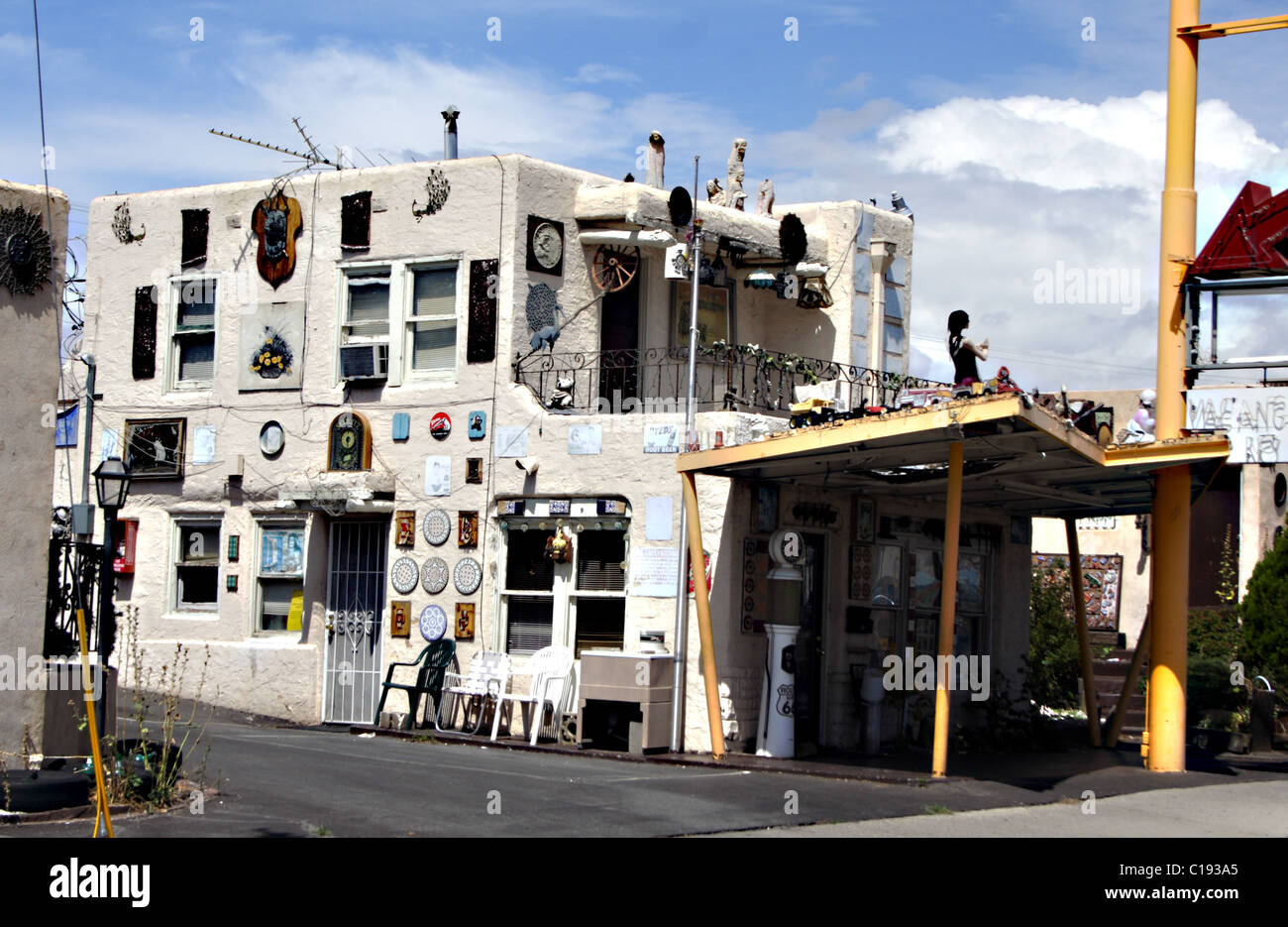 Aztec Motel in downtown Albuquerque, New Mexico, USA Stock Photo - Alamy