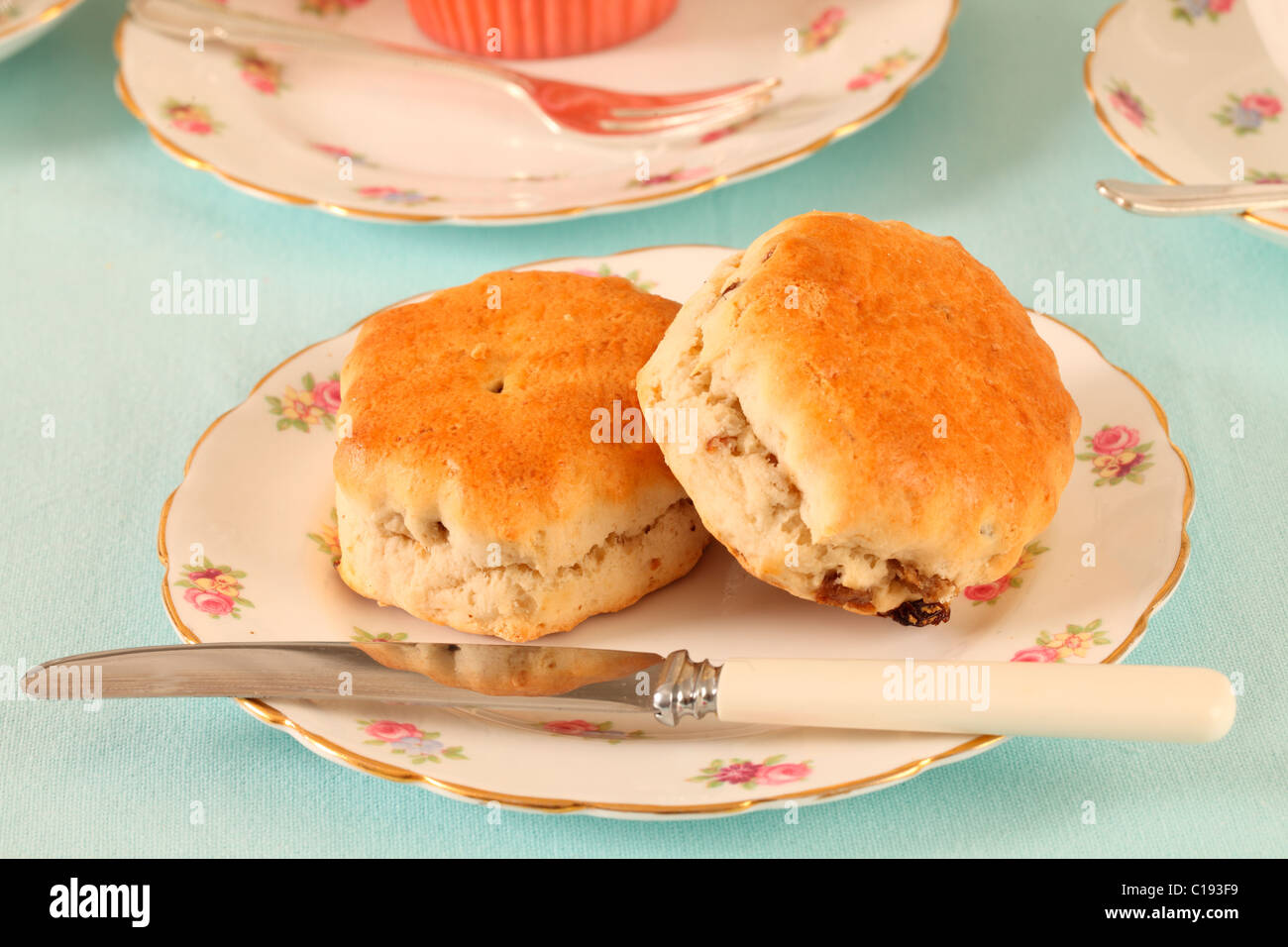 Scones Plate High Resolution Stock Photography and Images - Alamy