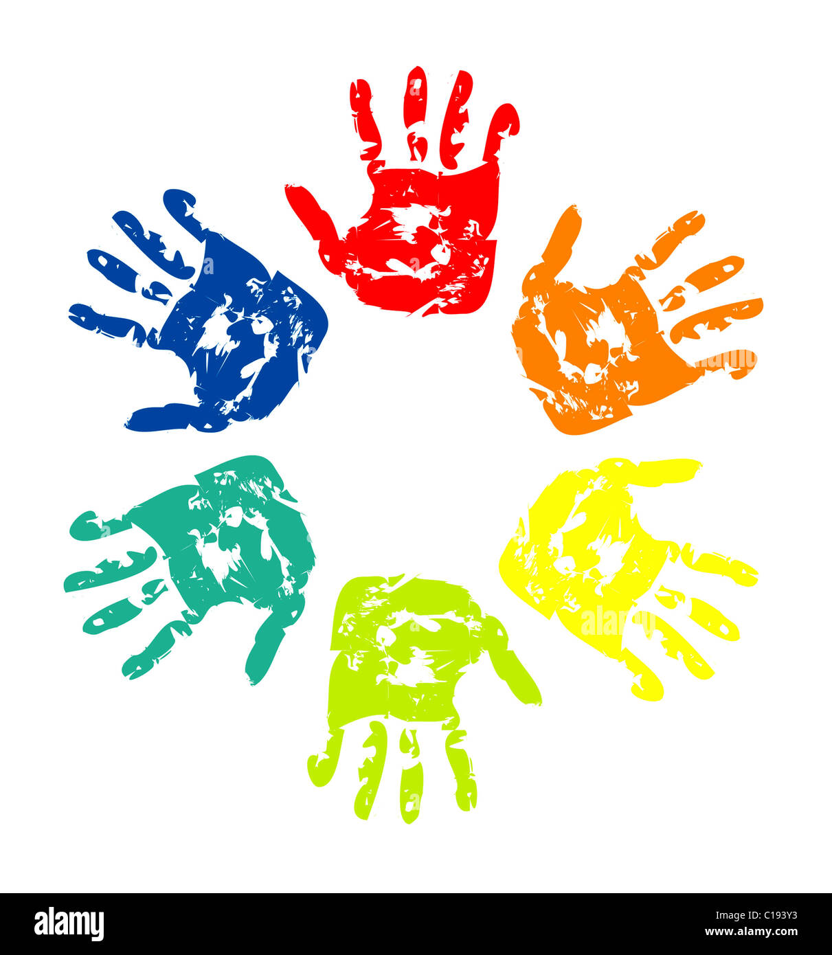 Baby handprint Cut Out Stock Images & Pictures - Alamy