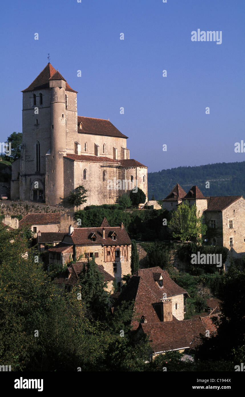 France Lot Lot Valley Saint Cirq Lapopie village labelled Les Plus ...