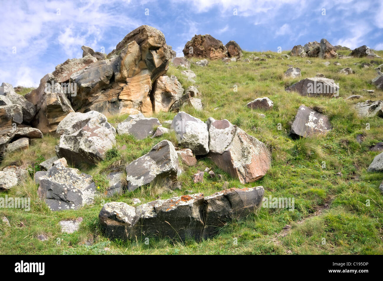 Boulders rocks stone rubble landscape hi-res stock photography and ...