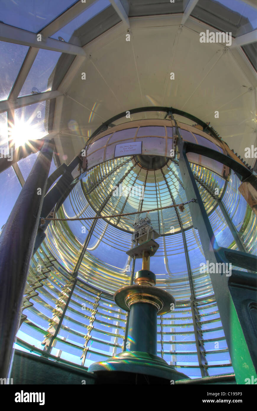 Yaquina Head Lighthouse First Order Fresnel Lens 3 Stock Photo - Alamy