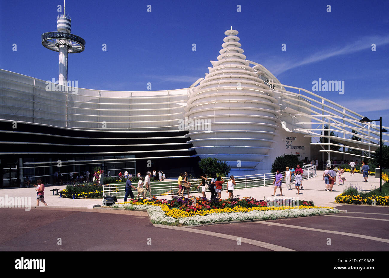 France, Vienne, Poitiers, Futuroscope,me park by the architect Denis ...