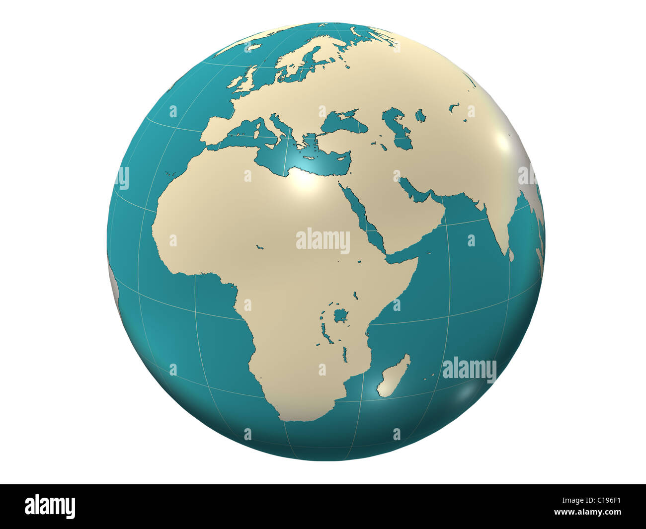 3d rendering of world globe Stock Photo - Alamy