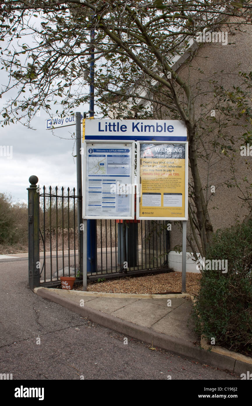 Little Kimble Railway Station, Buckinghamshire. The station building ...