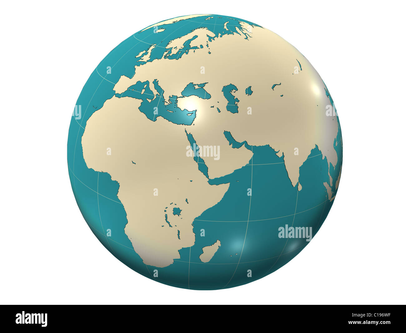 3d rendering of world globe Stock Photo - Alamy