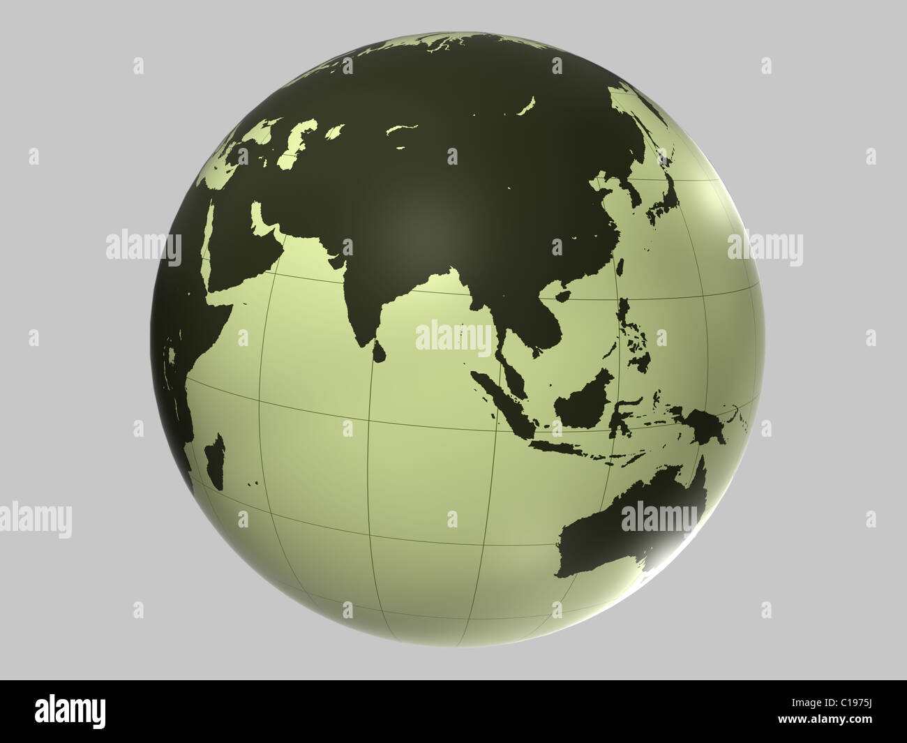 3d rendering of world globe Stock Photo - Alamy