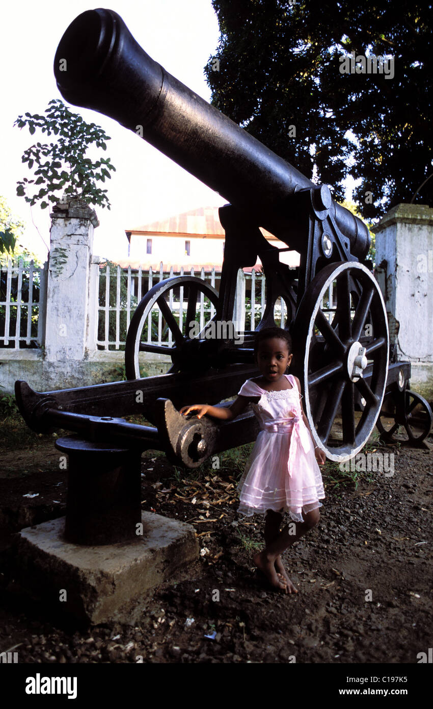 Madagascar, Nosy Be Island, Hell-Ville, the capital of the Island Stock ...