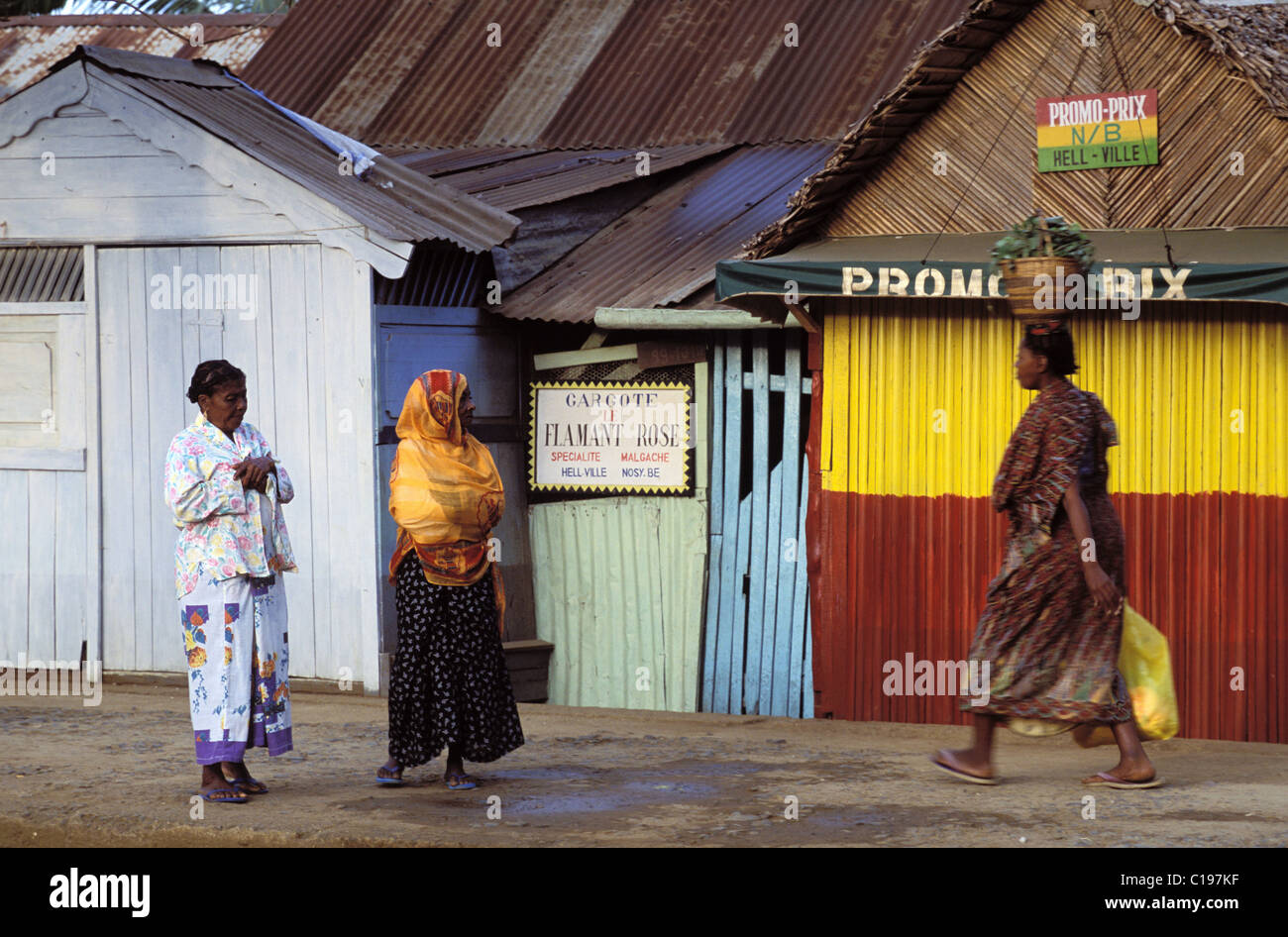 Madagascar, Nosy Be Island, Hell-Ville Stock Photo - Alamy