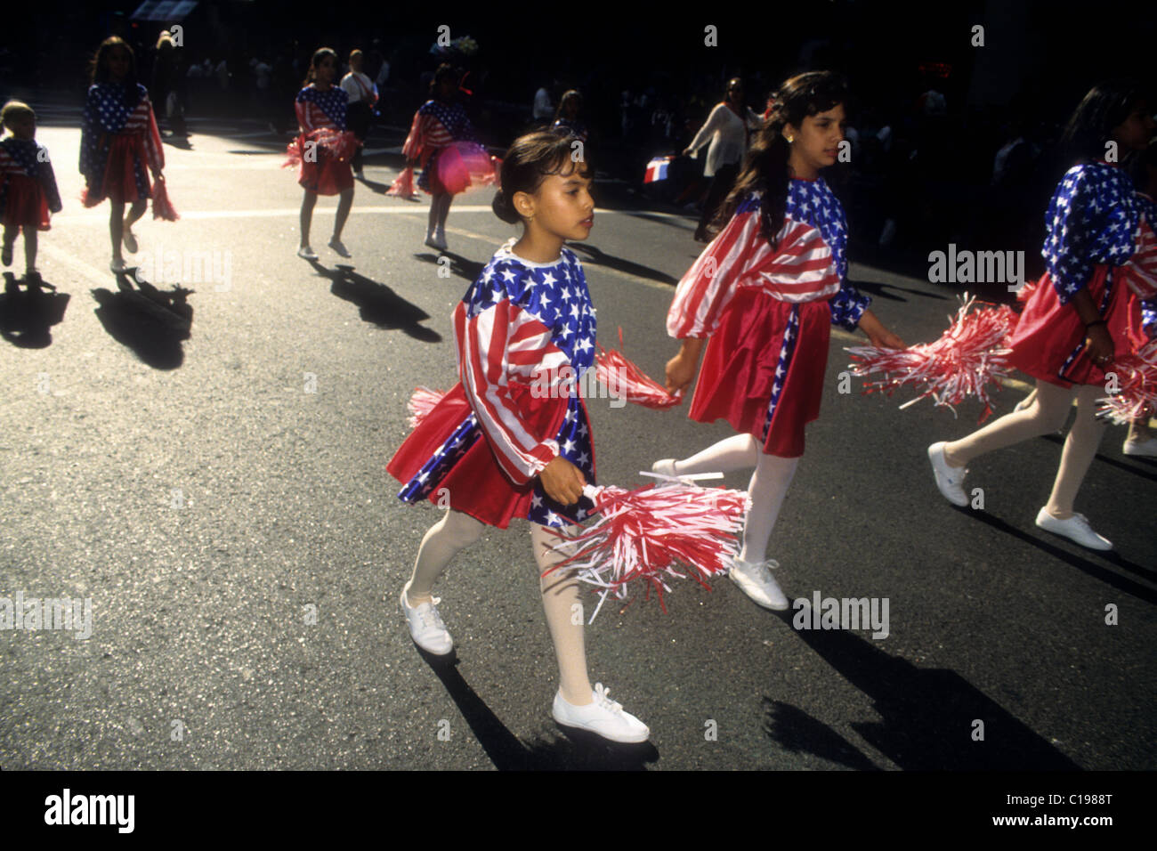 Fourth of July parade in New York on July 4, 1995. (© Richard B. Levine ...