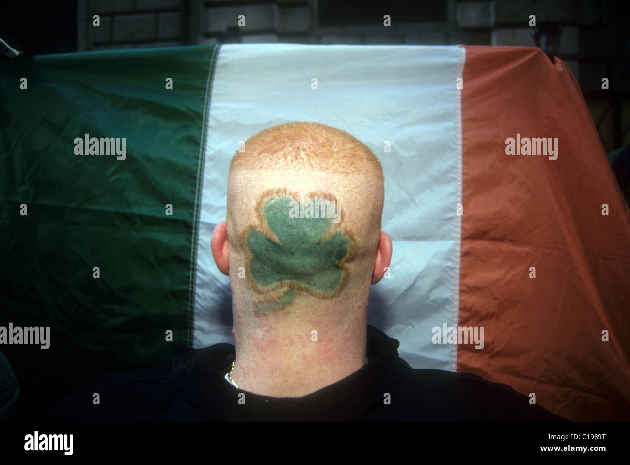 St. Patrick's Day Parade in New York on March 17, 2002. (© Richard B ...