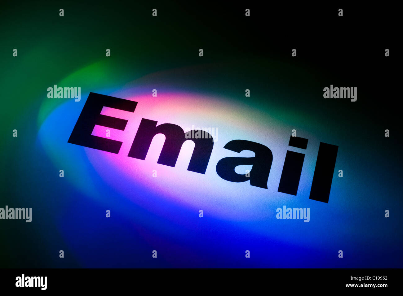 Color light and word of E-Mail for background Stock Photo - Alamy