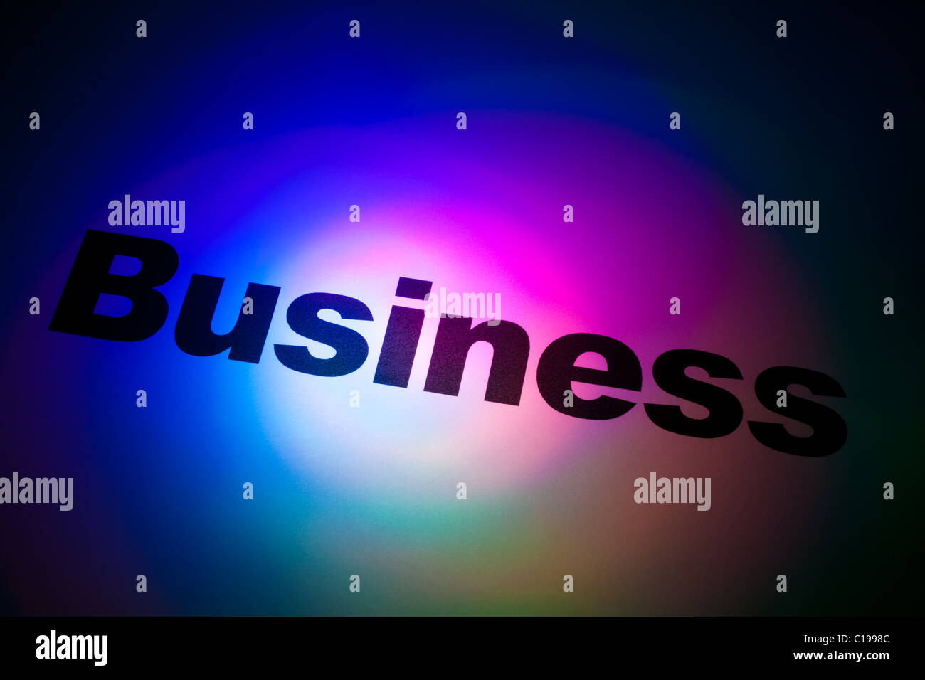 Color light and word of Business for background Stock Photo - Alamy