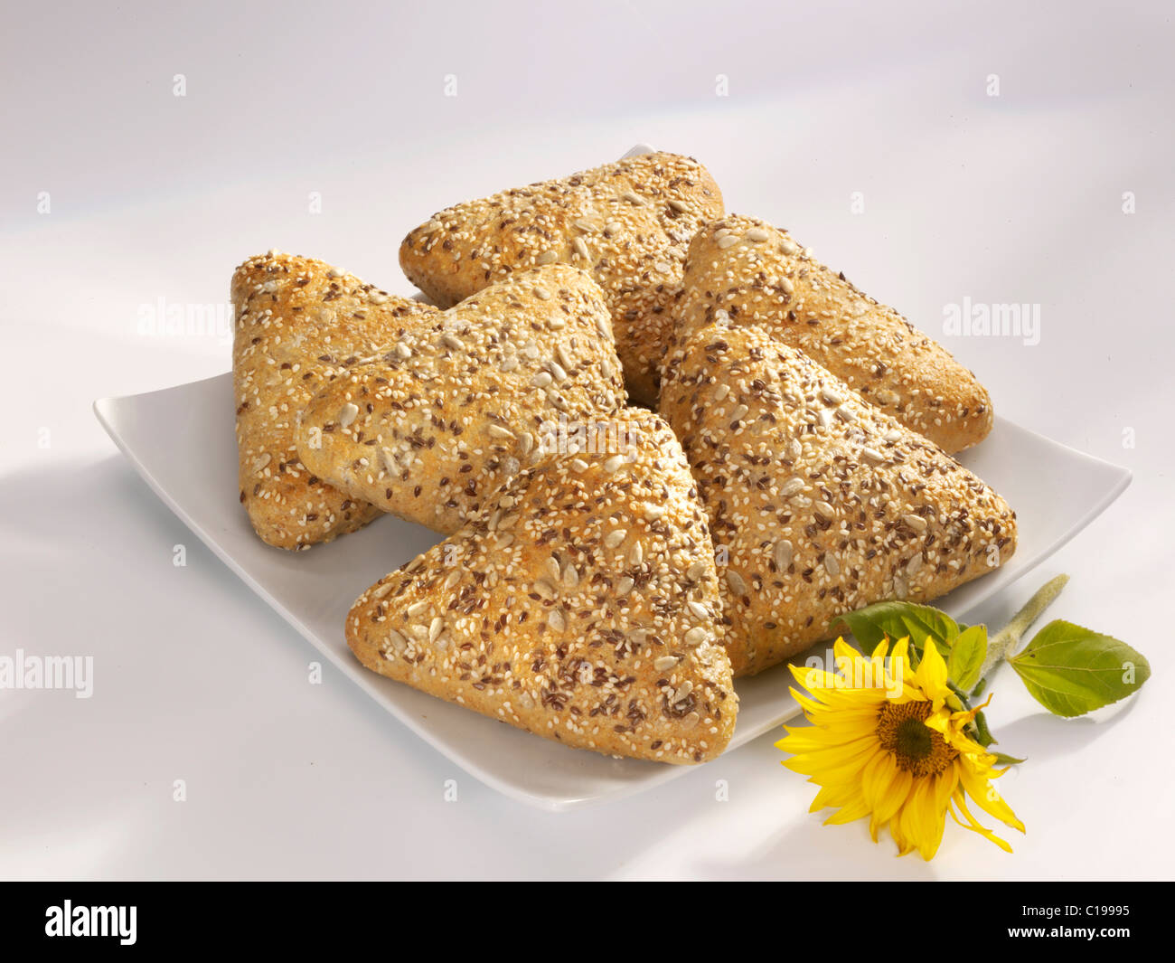 Bread triangles hi-res stock photography and images - Alamy