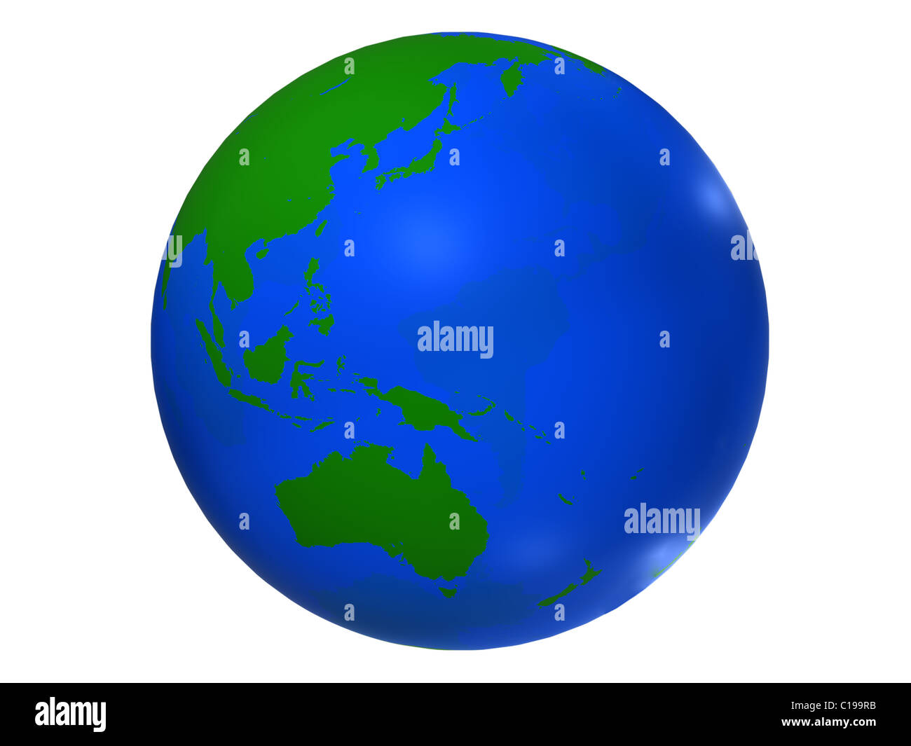 3d rendering of world globe Stock Photo - Alamy