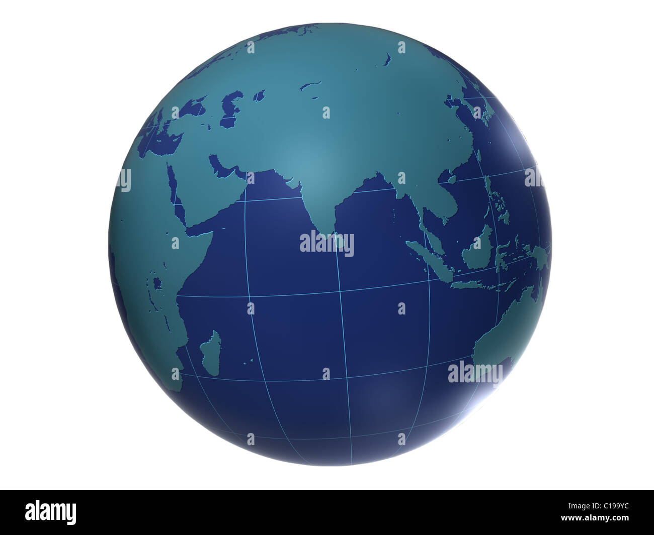 3d rendering of world globe Stock Photo - Alamy