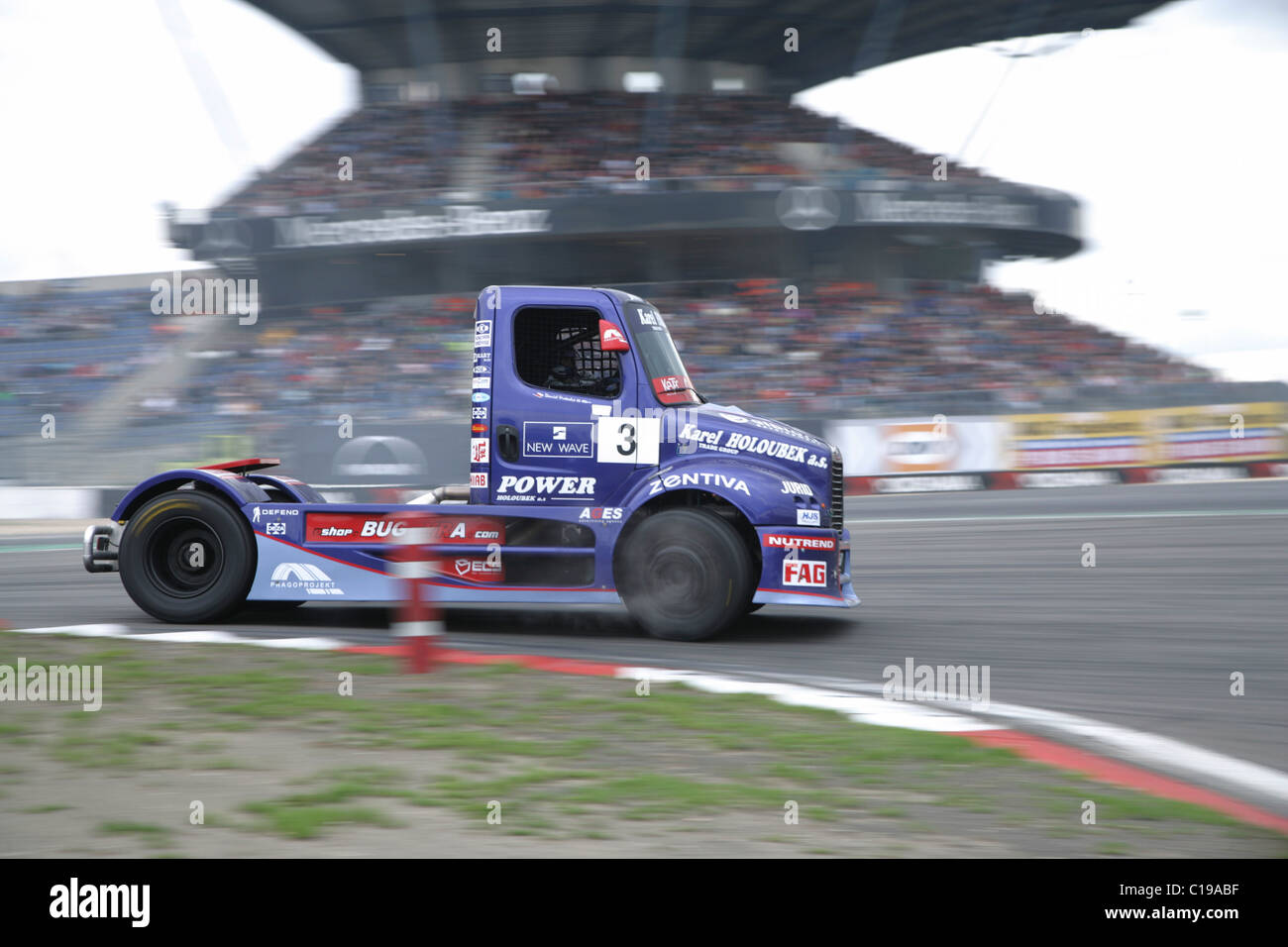 Race Truck during the Truck Grand Prix at the Nuremberg Racetrack ...